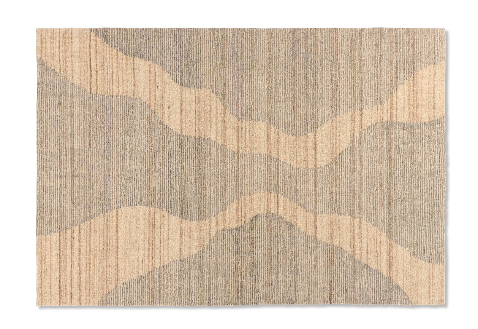 MULTI GREYGAZE Wool Textured Hand Loomed Rug 270x360cm