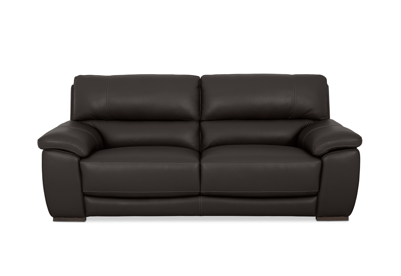CHOCOLATE WILCOT LEATHER 2.5 Seater Sofa