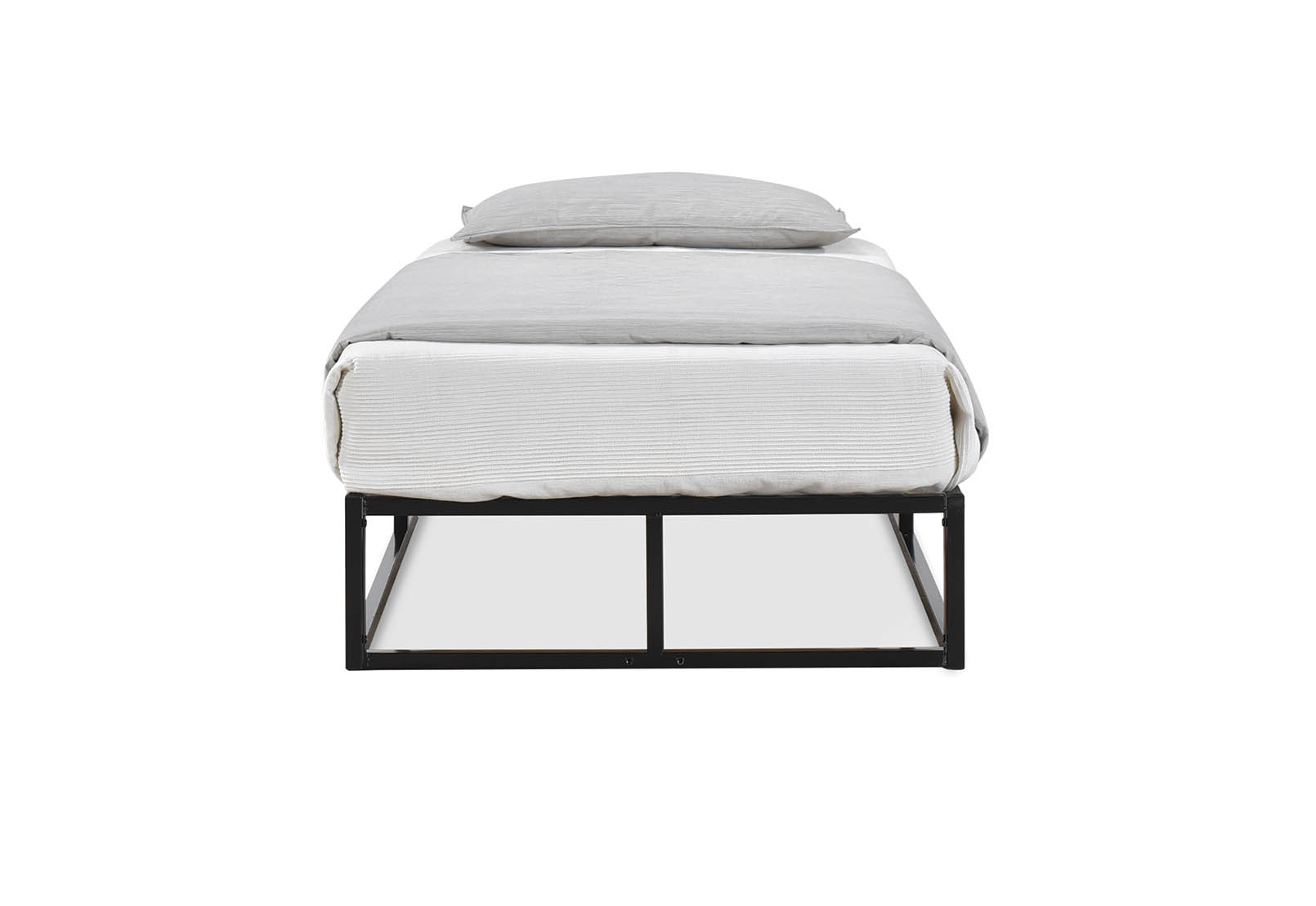 BLACK PATTON HIGH Single Bed